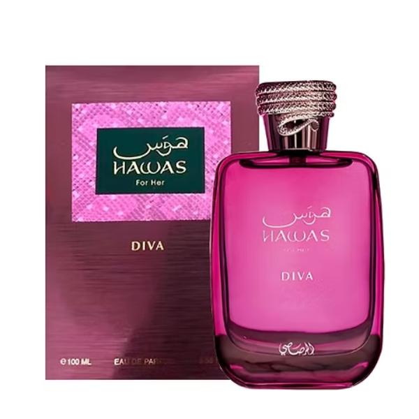 Rasasi Hawas For Her Diva Eau De Parfum 100Ml – Maissi Beauty Shop Panamá